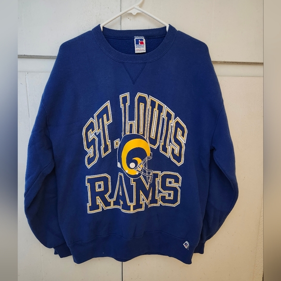 Russell Athletic | Sweaters | Vintage 995 Nfl St Louis Rams Script ...